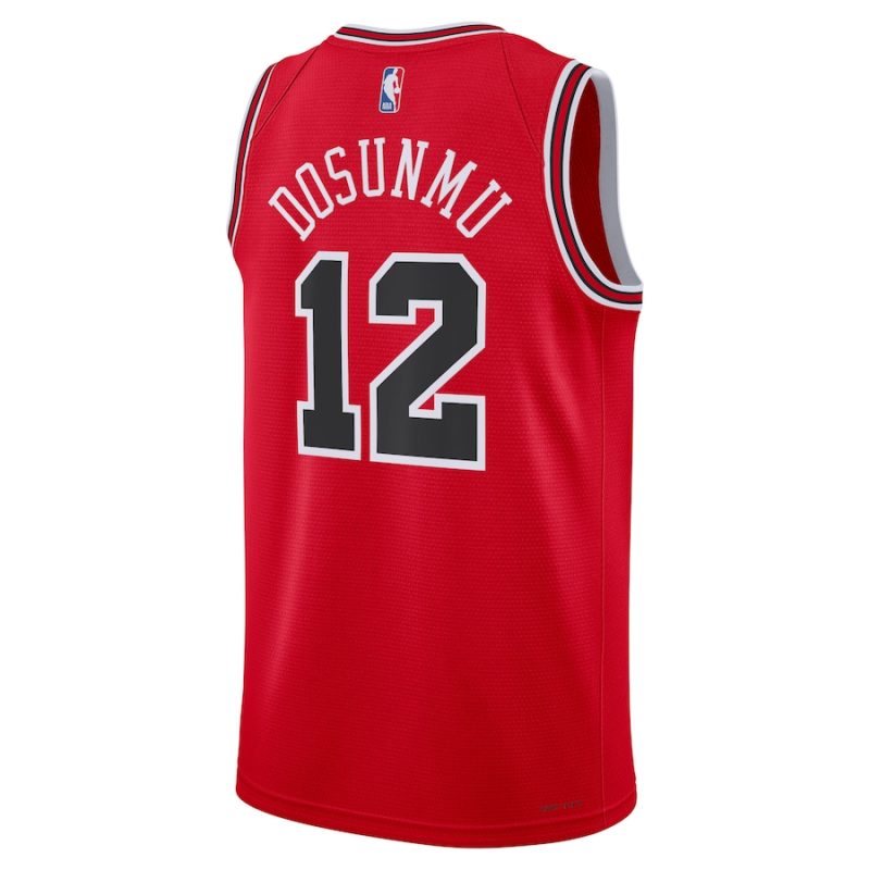 Chicago Bulls Ayo Dosunmu Nike Icon Edition Red NBA Jersey