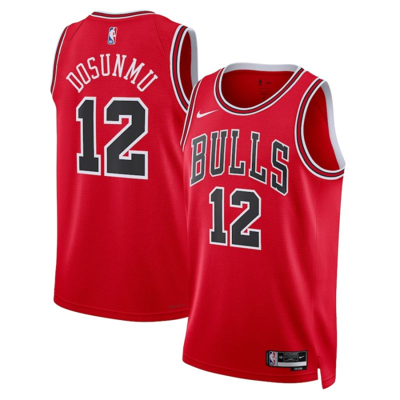 Chicago Bulls Ayo Dosunmu Nike Icon Edition Red NBA Jersey