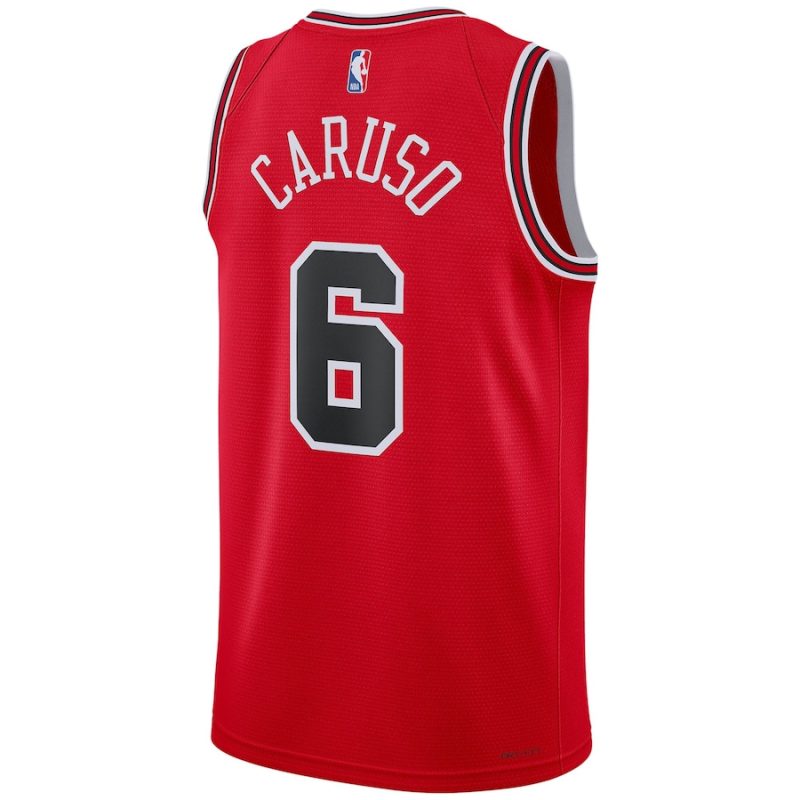 Chicago Bulls Alex Caruso Nike Red NBA Jersey