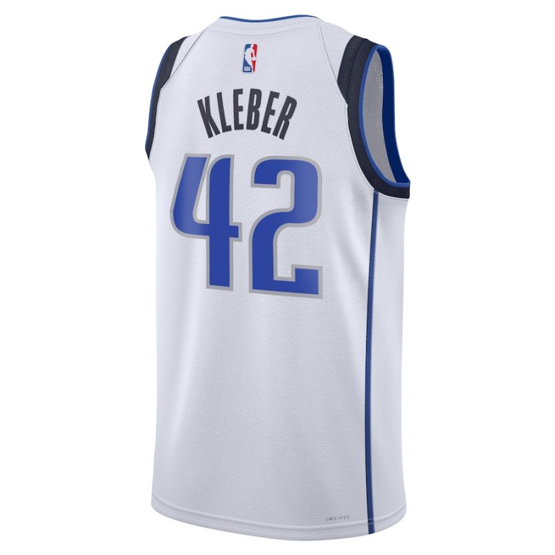Dallas Mavericks Maximillian Kleber Nike Association Edition White NBA ...