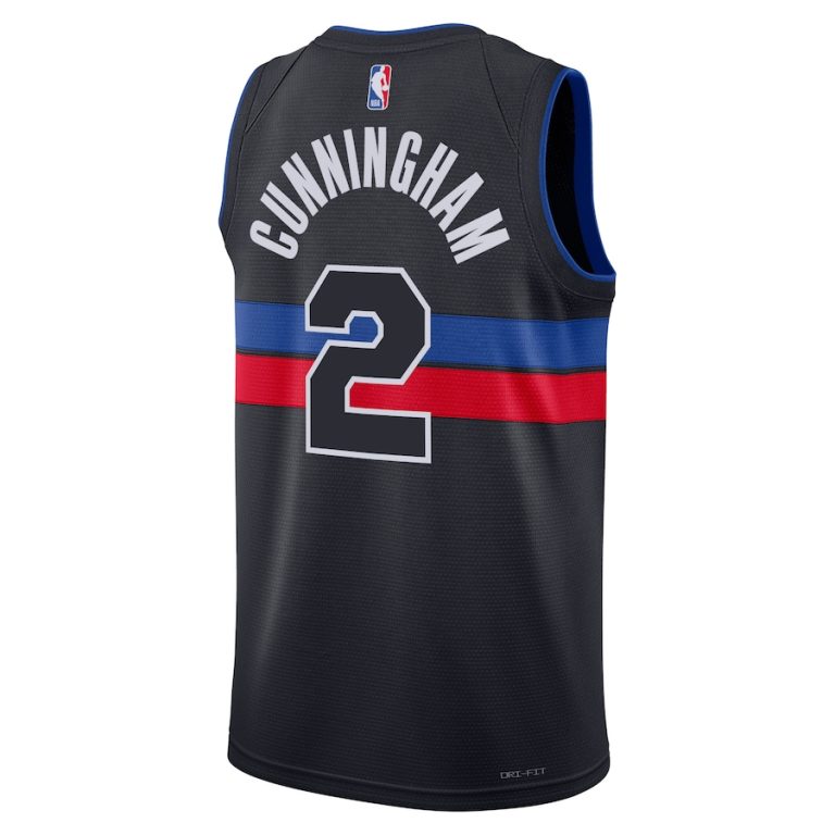 Detroit Pistons Cade Cunningham Statement Edition Black NBA Jersey