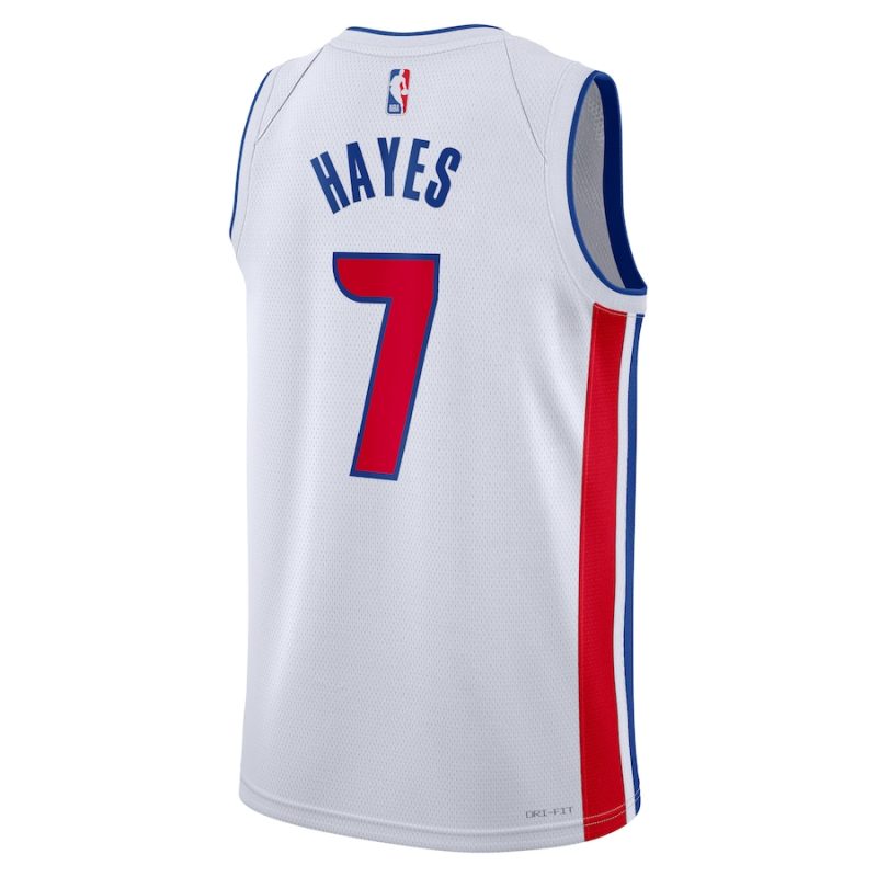 Detroit Pistons Killian Hayes Nike Association Edition White NBA Jersey