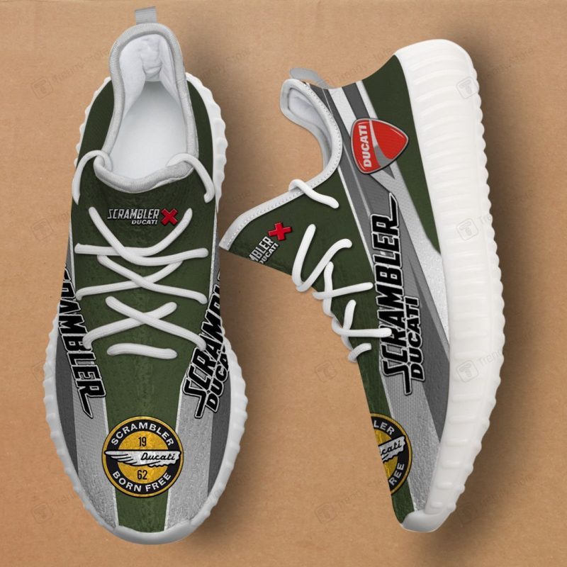 Ducati Scrambler Moss Green Reze Sneakers