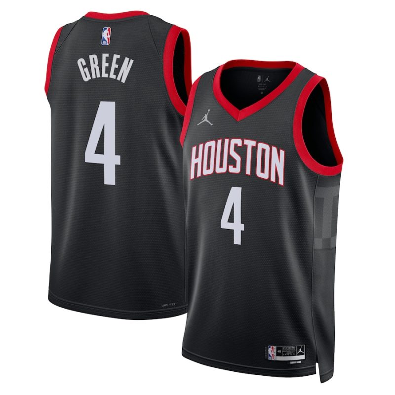 Houston Rockets Jalen Green Statement Edition Black NBA Jersey