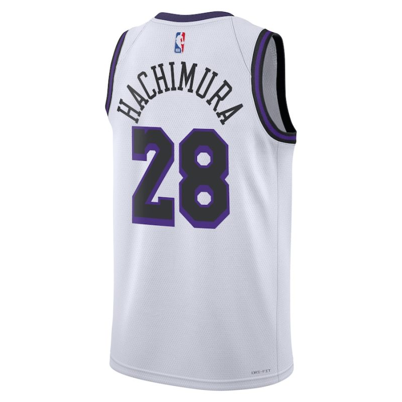 Los Angeles Lakers Rui Hachimura Nike City Edition White NBA Jersey