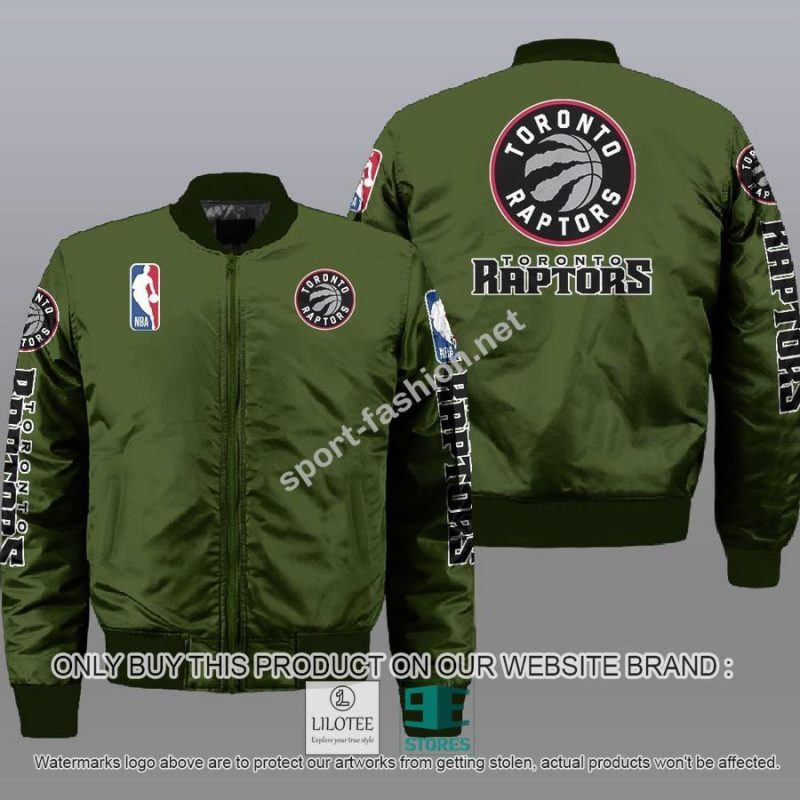 NBA Toronto Raptors Green Bomber Jacket
