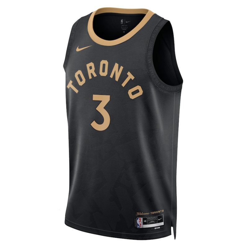 Toronto Raptors OG Anunoby Nike City Edition Black NBA Jersey