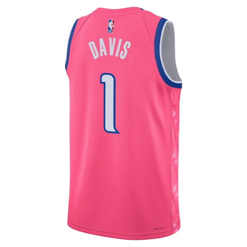 Washington Wizards Johnny Davis Nike City Edition Pink NBA Jersey
