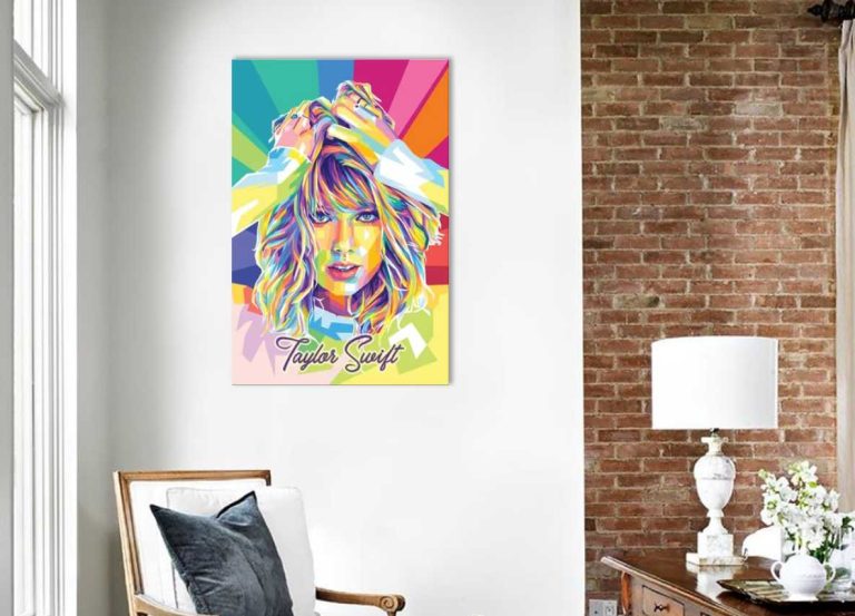Taylor Swift Fan Art Portrait Canvas V2