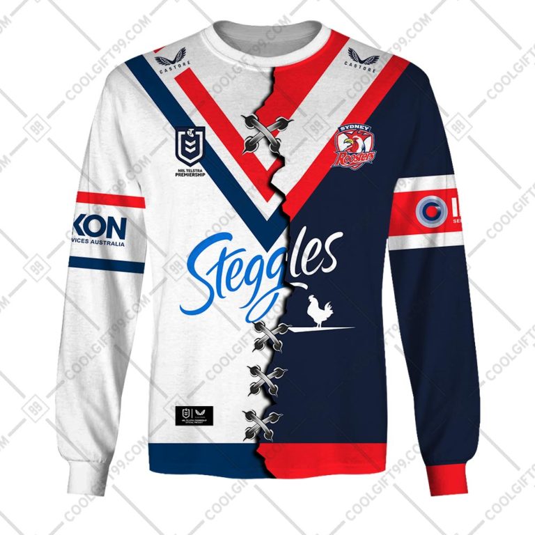 NRL Sydney Roosters Custom Name Pink Fight Cancer Classic Cap