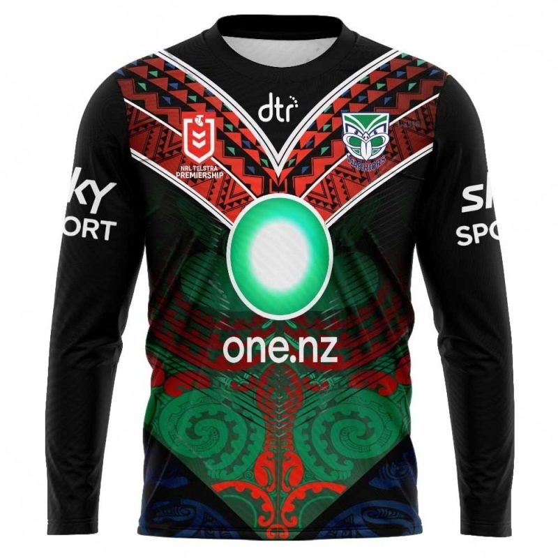 NRL New Zealand Warriors Custom Name Number 2023 Indigenous Jersey ...