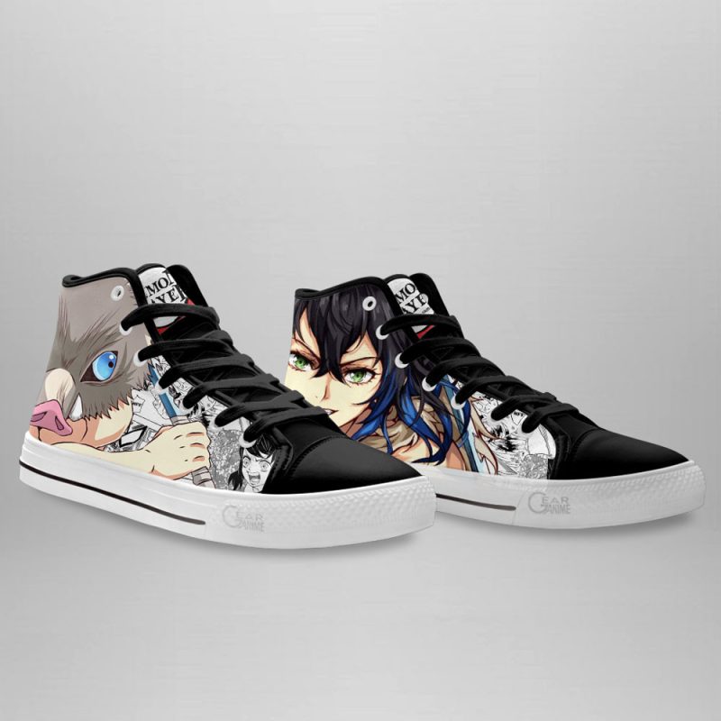 DEMON SLAYER Inosuke Hashibira Anime Mix Manga High Top Shoes