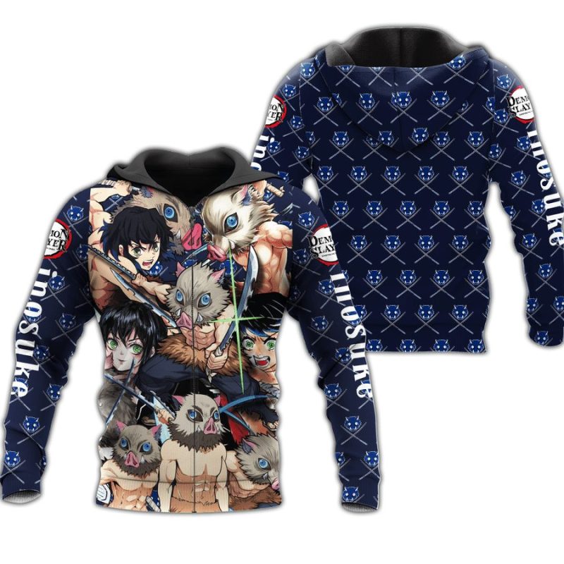 DEMON SLAYER Inosuke Hashibira Fan Edition Zip Up Hoodie