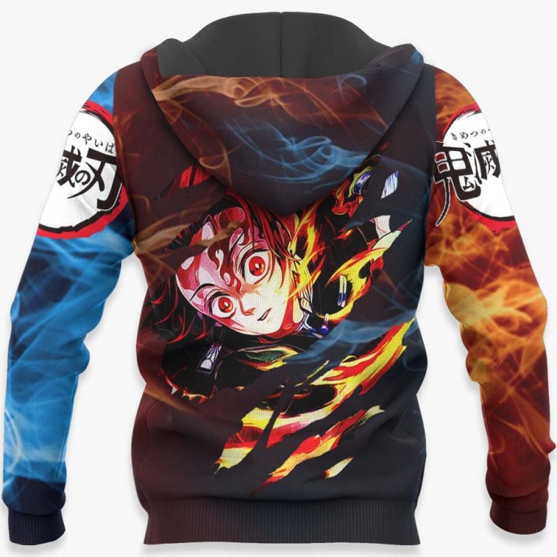 DEMON SLAYER Tanjiro Kamado Water Breathing Bomber Jacket