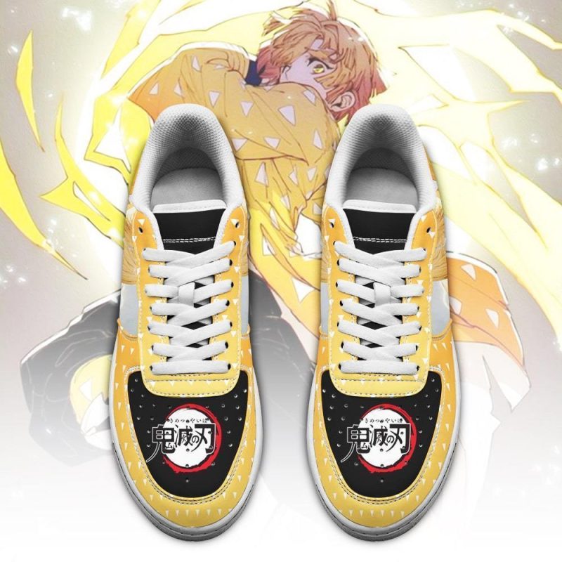 DEMON SLAYER Zenitsu Agatsuma Custom Air Force 1 Shoes V2