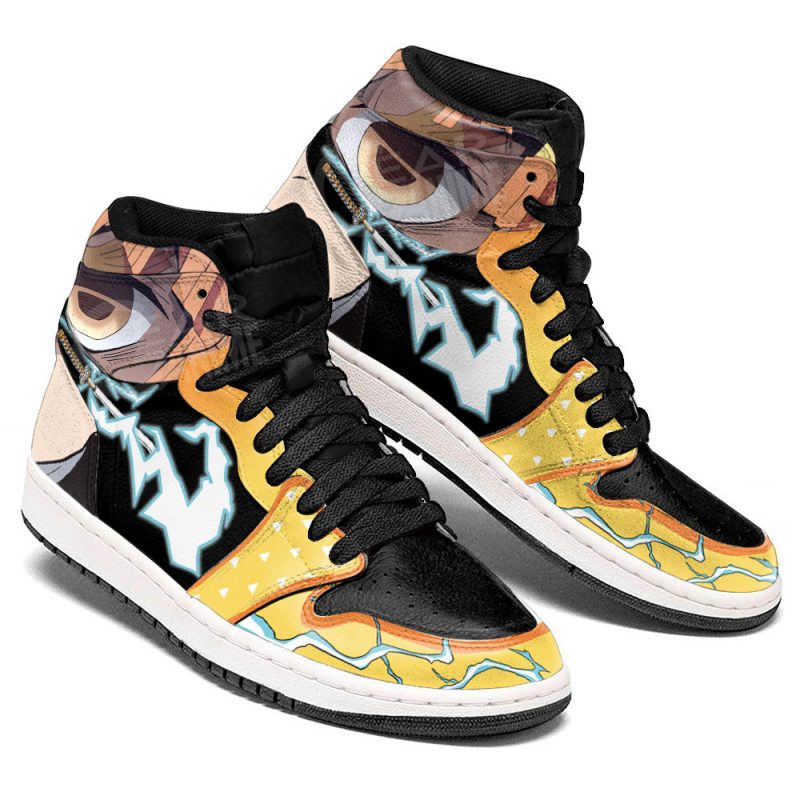 DEMON SLAYER Zenitsu Agatsuma Custom Air Jordan 1 High Sneakers