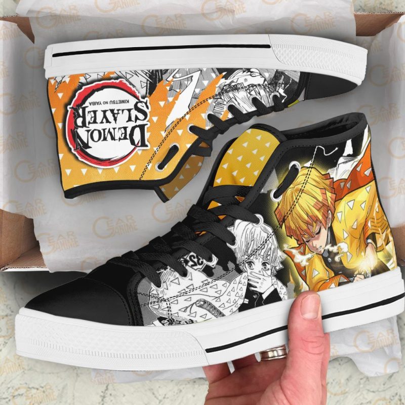 DEMON SLAYER Zenitsu Agatsuma Custom High Top Shoes
