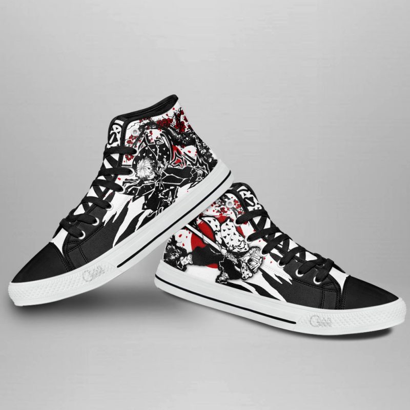DEMON SLAYER Zenitsu Agatsuma Japanese Style High Top Shoes