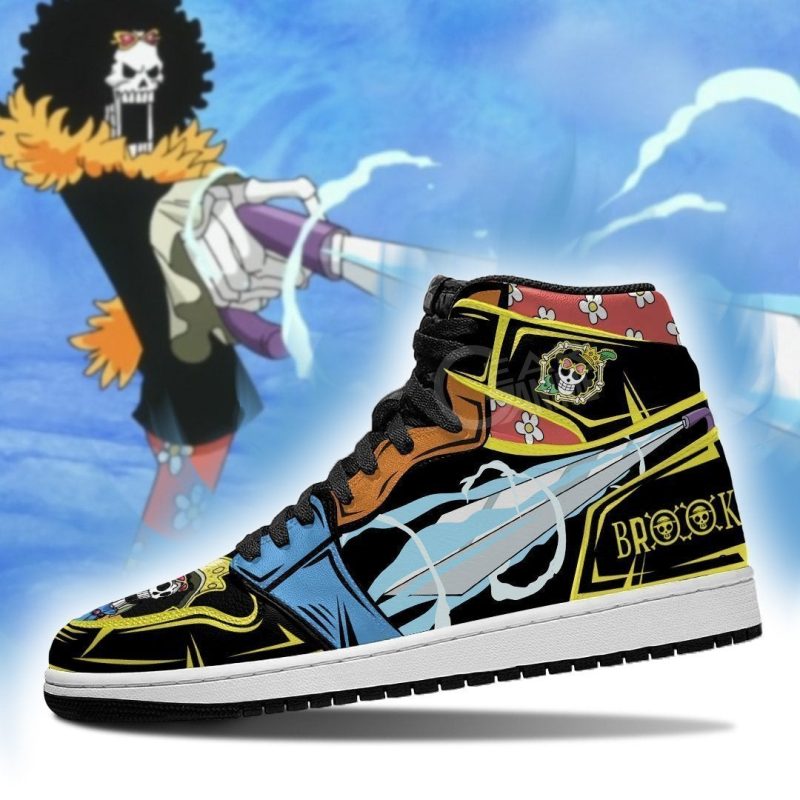 ONE PIECE Brook Sword Air Jordan 1 High Sneakers