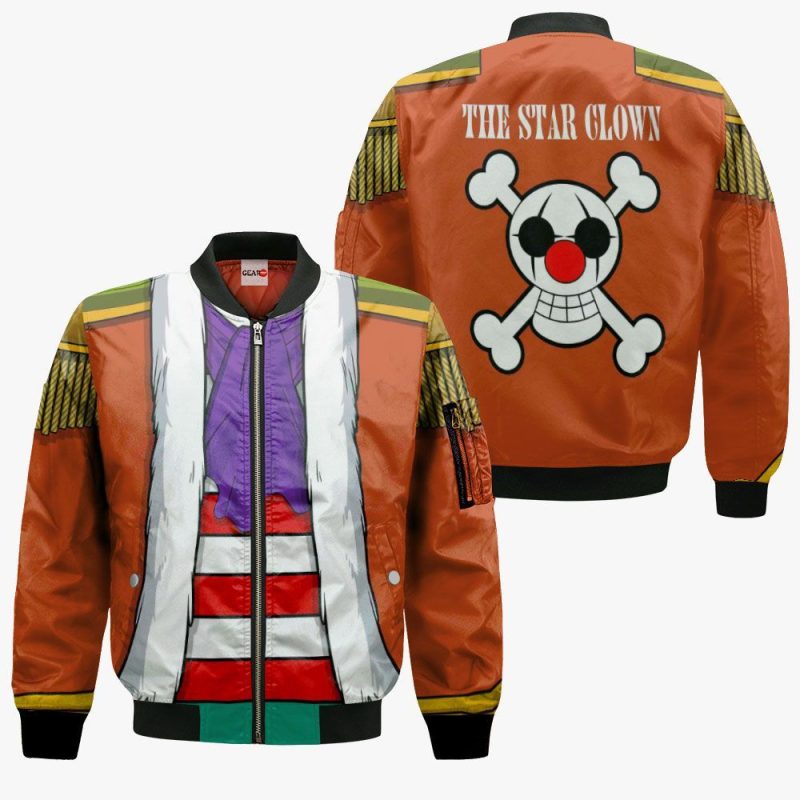 ONE PIECE Buggy Cosplay Custume Bomber Jacket