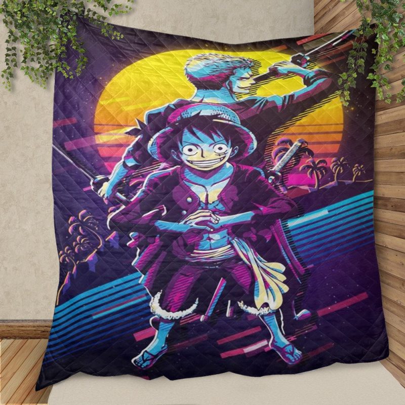 ONE PIECE Luffy & Roronoa Zoro Quilt Blanket ONE PIECE Luffy & Roronoa Zoro Quilt Blanket
