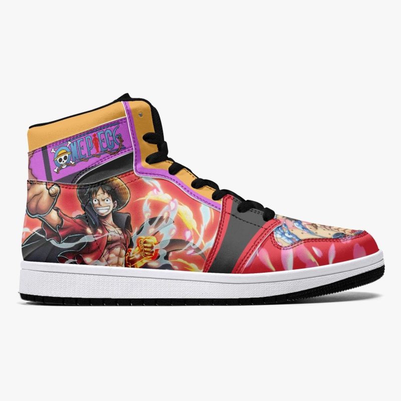 ONE PIECE Monkey D Luffy Armament Haki Ryuo Air Jordan 1 High Sneakers