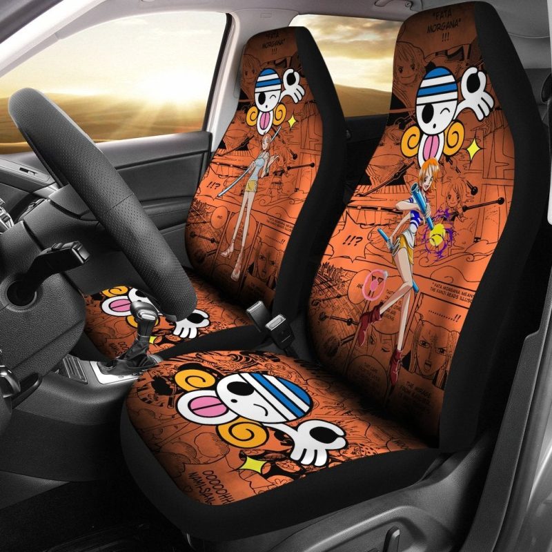 ONE PIECE Nami Manga Style Car Seat Covers