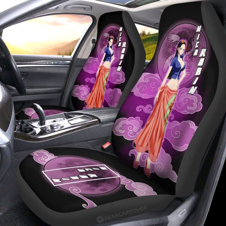 ONE PIECE Nico Robin Car Seat Covers V2