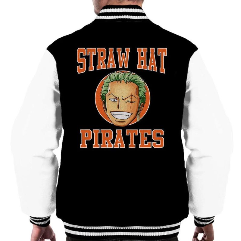 One Piece Roronoa Zoro Straw Hat Pirates Baseball Jacket