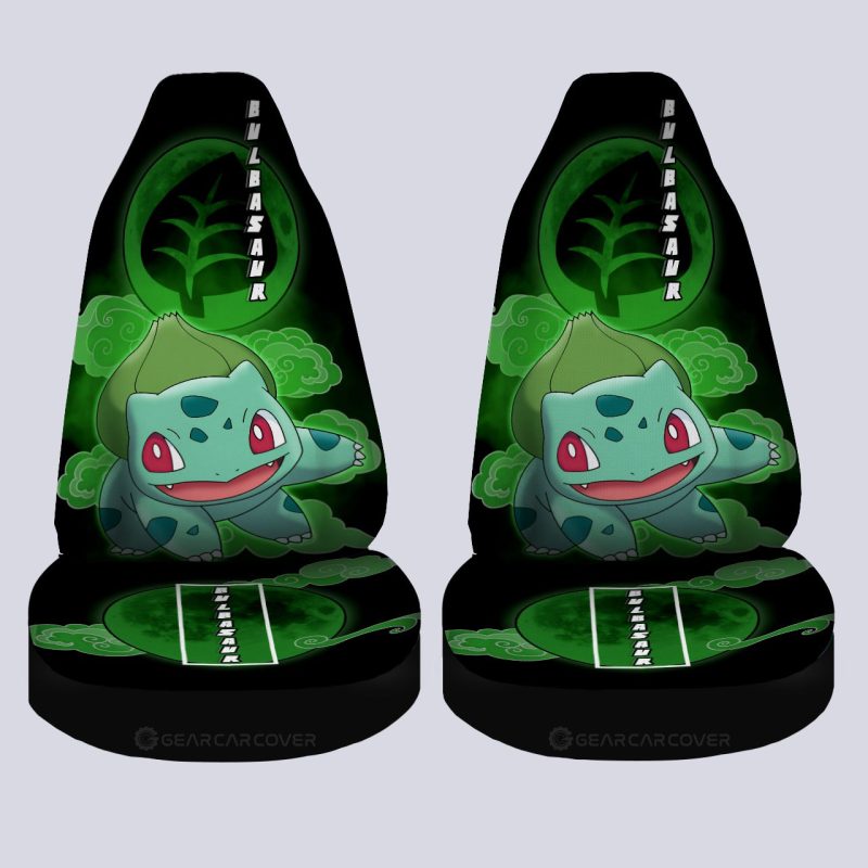 POKEMON Bulbasaur Anime Car Seat Covers