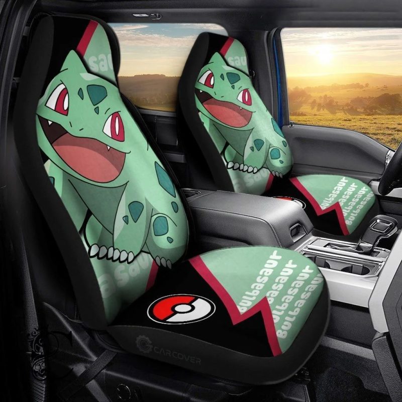 POKEMON Bulbasaur Ball Car Seat Covers