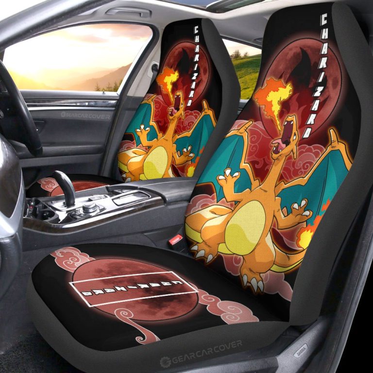 POKEMON Charizard Anime Car Seat Covers