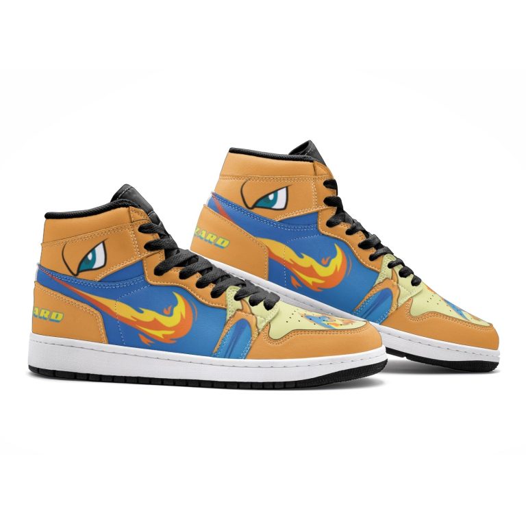 POKEMON Charizard Starter Air Jordan 1 High Sneakers