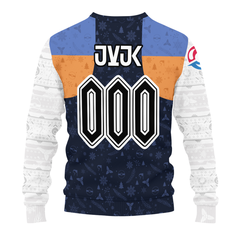 POKEMON Custom Number Water Sweater