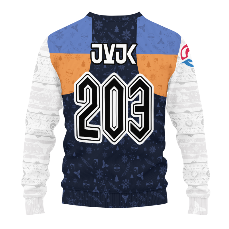 POKEMON Custom Number Water Sweater