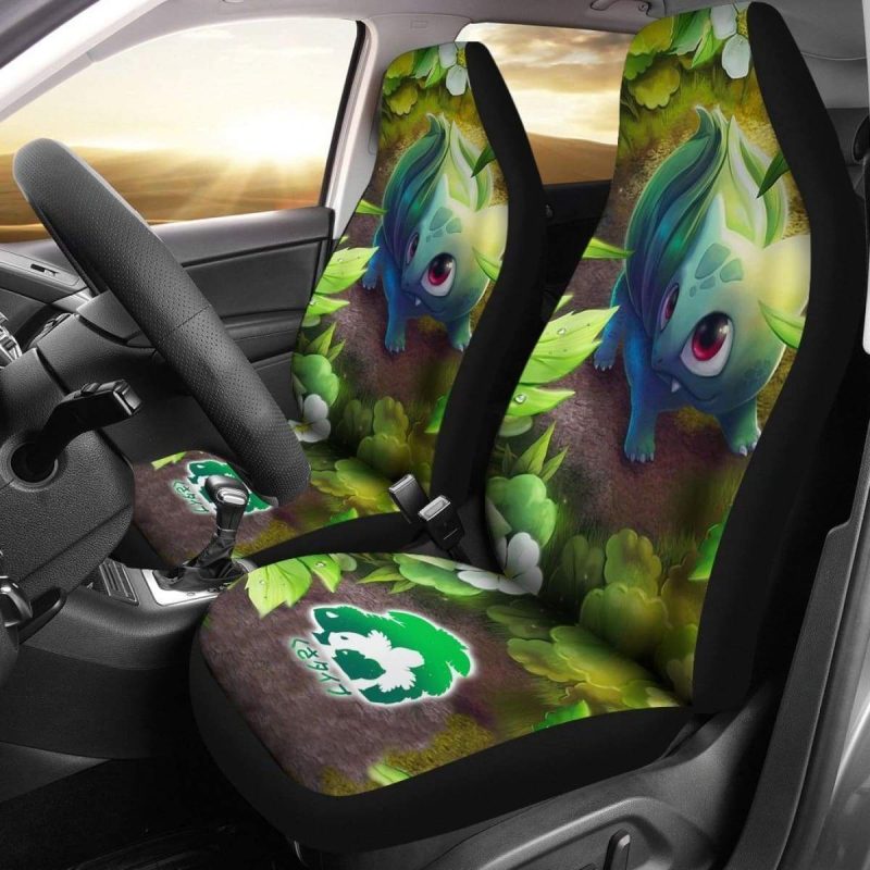 POKEMON Cute Bulbasaur Car Seat Covers
