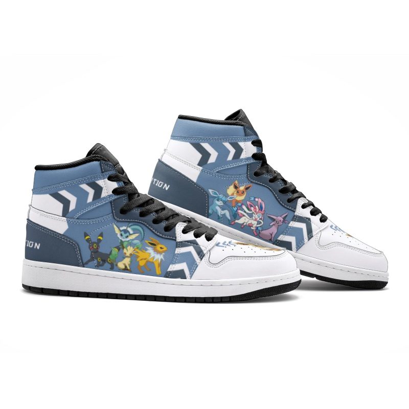 POKEMON Eevee Evolution Air Jordan 1 High Sneakers