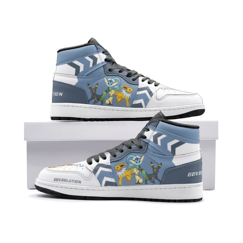 POKEMON Eevee Evolution Air Jordan 1 High Sneakers