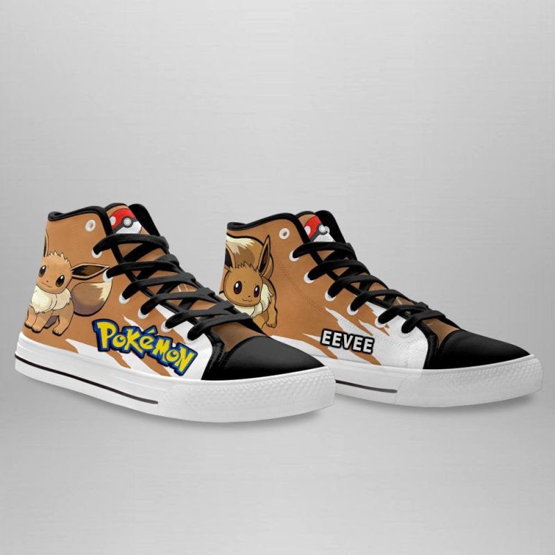 POKEMON Eevee High Top Shoes