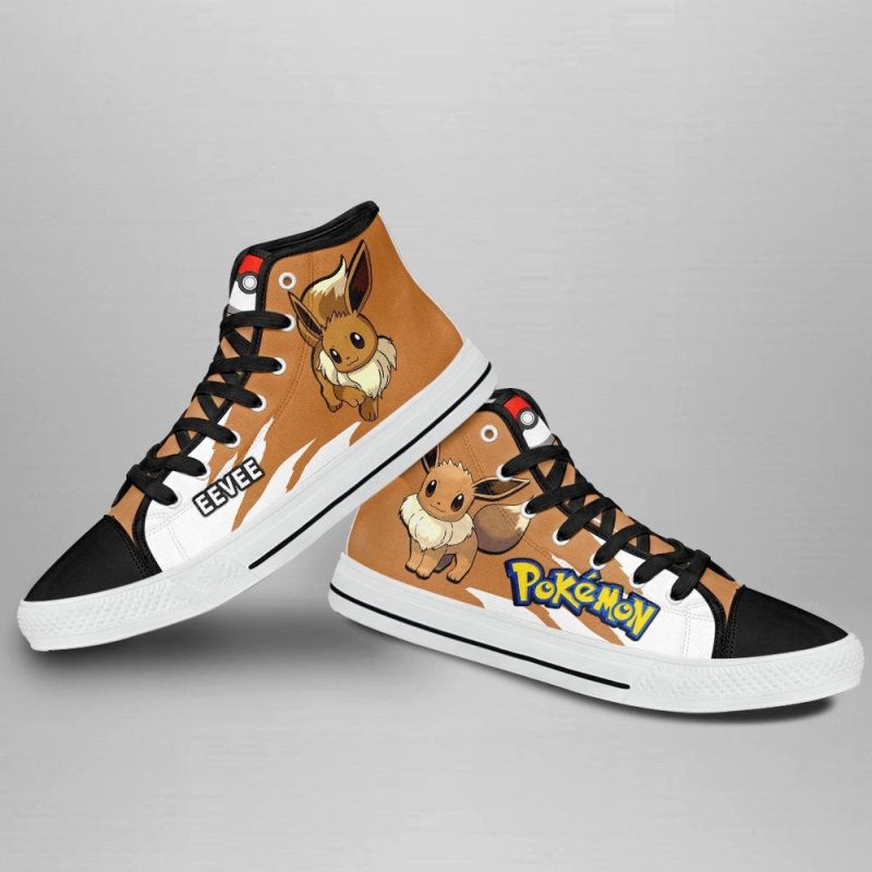 POKEMON Eevee High Top Shoes