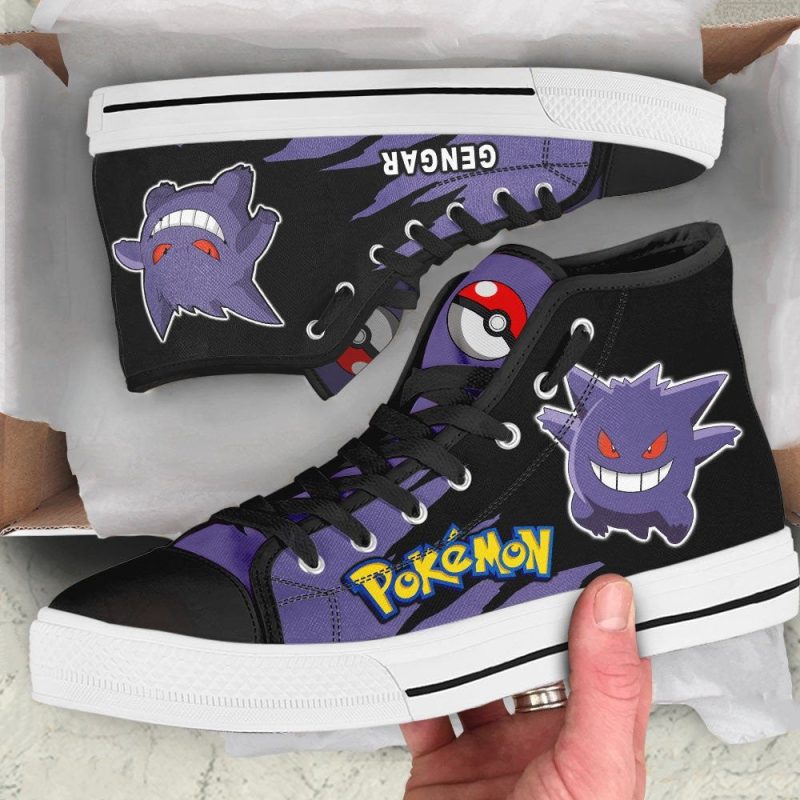 POKEMON Gengar High Top Shoes