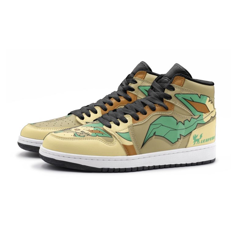 POKEMON Leafeon Air Jordan 1 High Sneakers