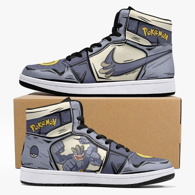 POKEMON Machamp Air Jordan 1 High Sneakers