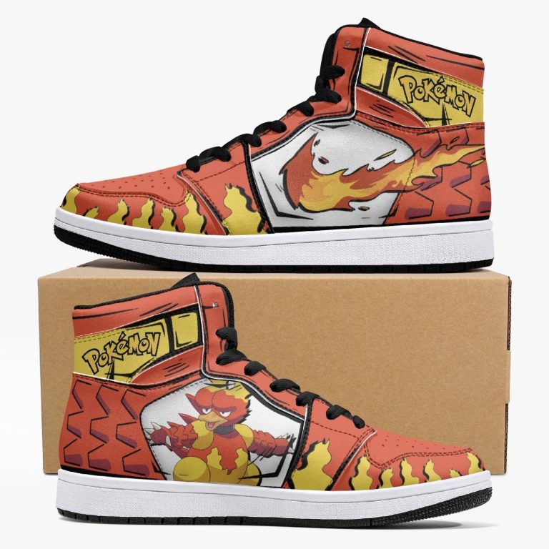 POKEMON Magmar Air Jordan 1 High Sneakers