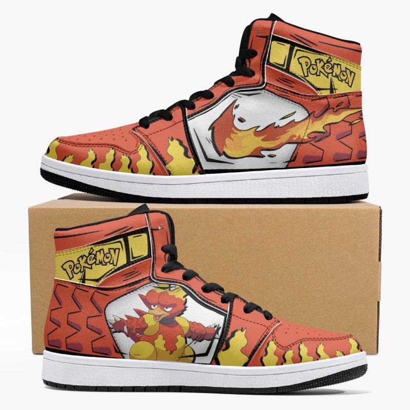 POKEMON Magmar Air Jordan 1 High Sneakers
