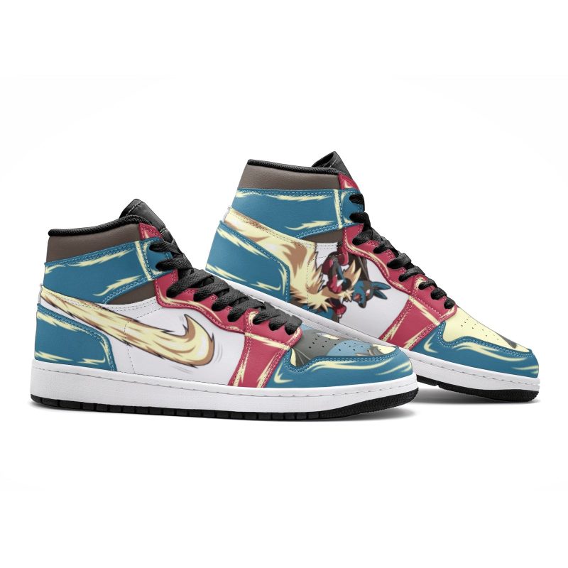 POKEMON Mega Lucario Air Jordan 1 High Sneakers
