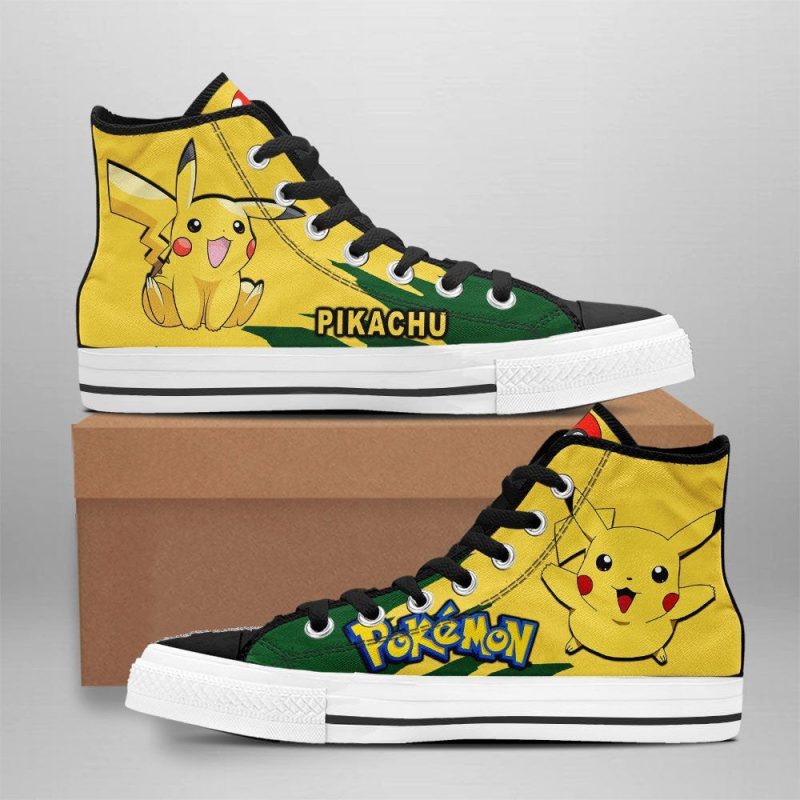 POKEMON Pikachu High Top Shoes