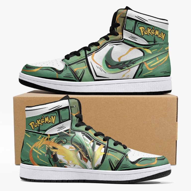 POKEMON Rayquaza Air Jordan 1 High Sneakers