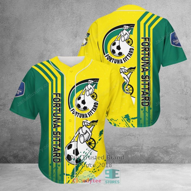 Fortuna Sittard Logo Baseball Jersey