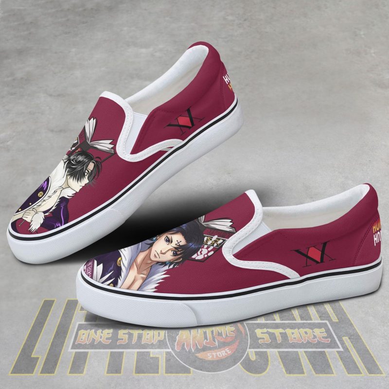 HUNTER X HUNTER Chrollo Lucilfer Anime Classic Slip On Shoes